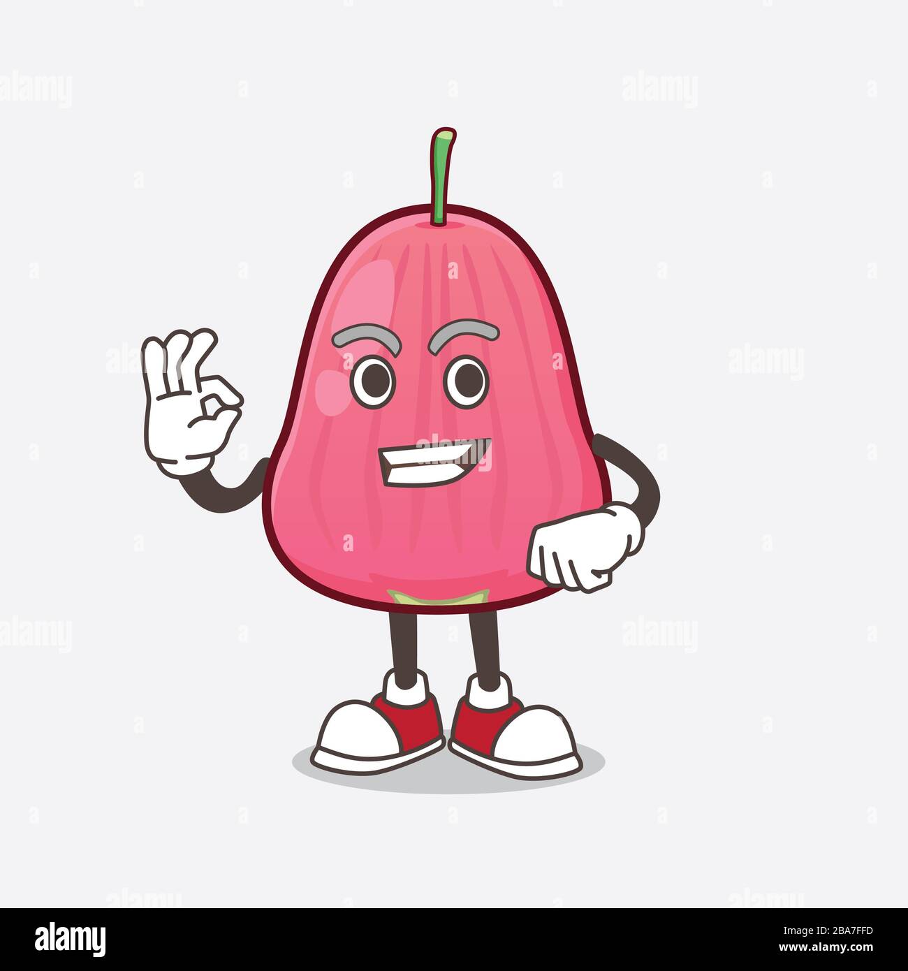 A picture of Java Apple cartoon mascot character with calling gesture ...