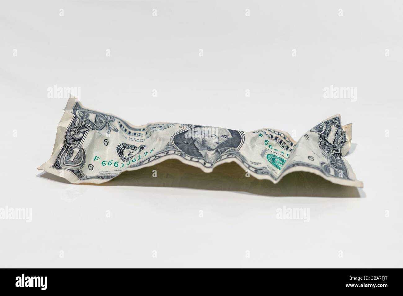 Dollar bills crumpled hi-res stock photography and images - Alamy