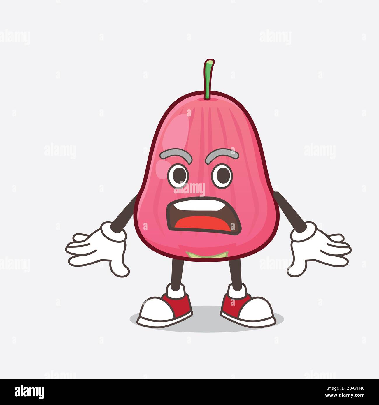 A picture of Java Apple cartoon mascot character with a surprised ...