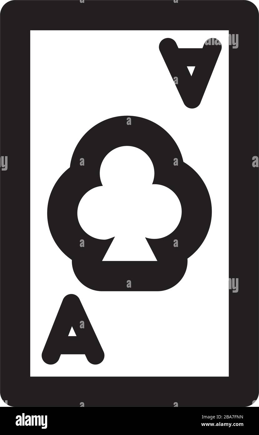 Ace of clover Cut Out Stock Images & Pictures - Alamy
