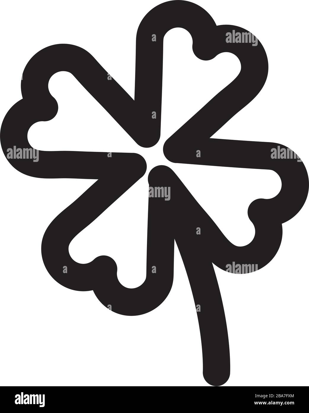 clover poker symbol line style icon Stock Vector Image & Art - Alamy