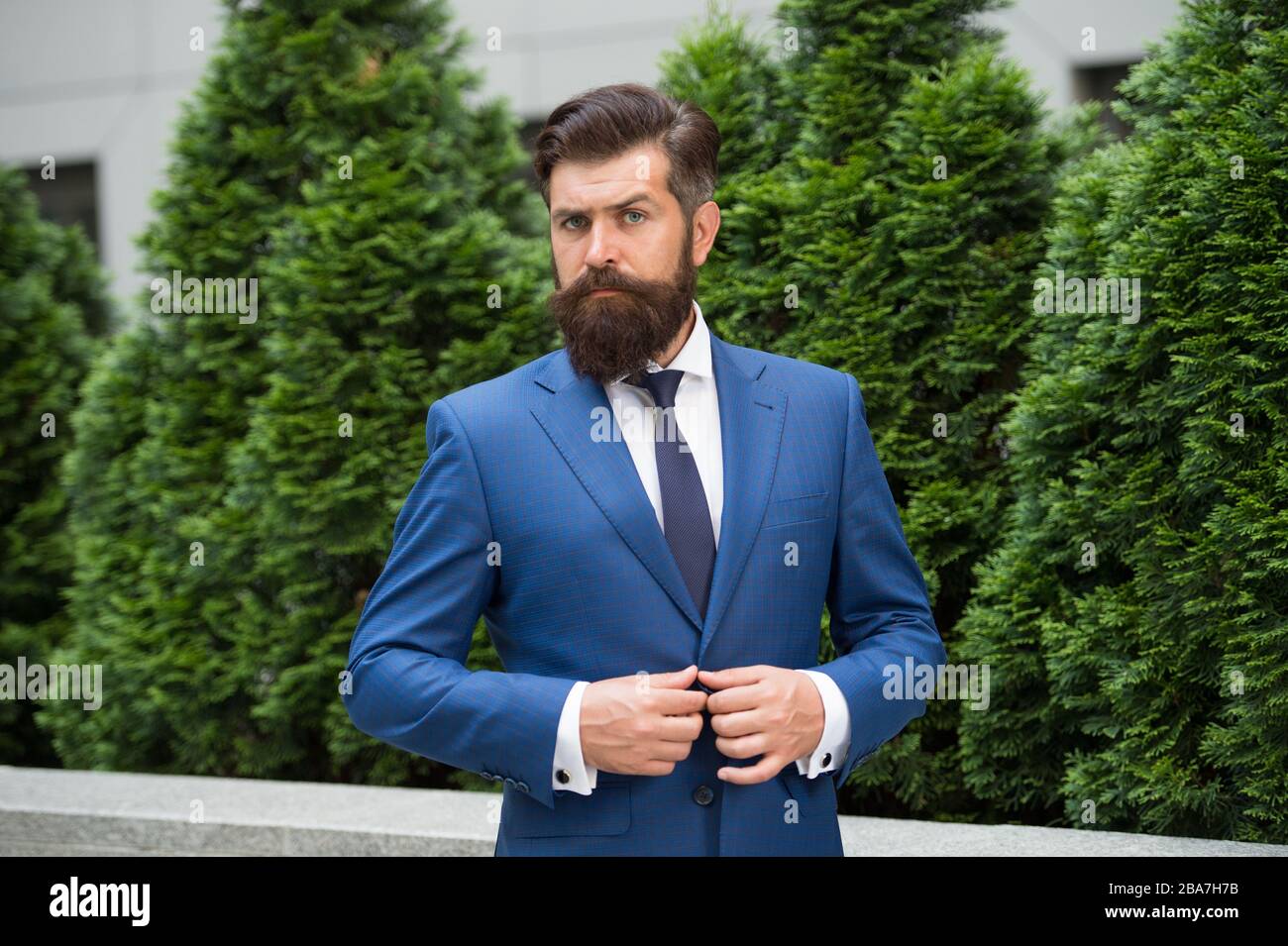 Successful entrepreneur. Business life. Man businessman classic style ...