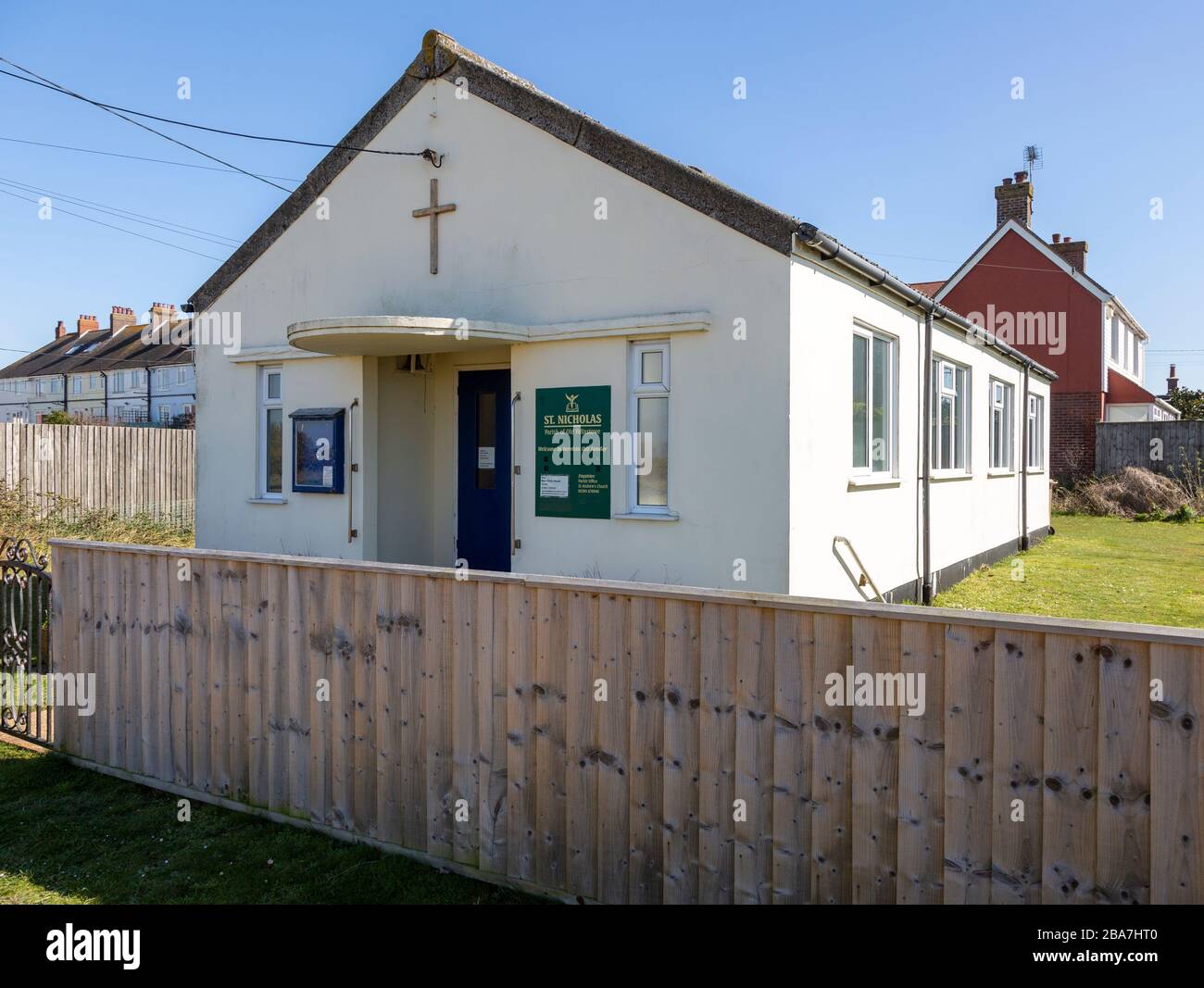Church of Saint Nicholas, Felixstowe Ferry, Suffolk, England, UK built ...