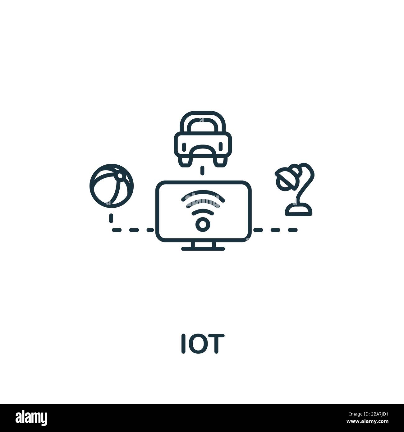 Iot icon from industry Cut Out Stock Images & Pictures - Alamy