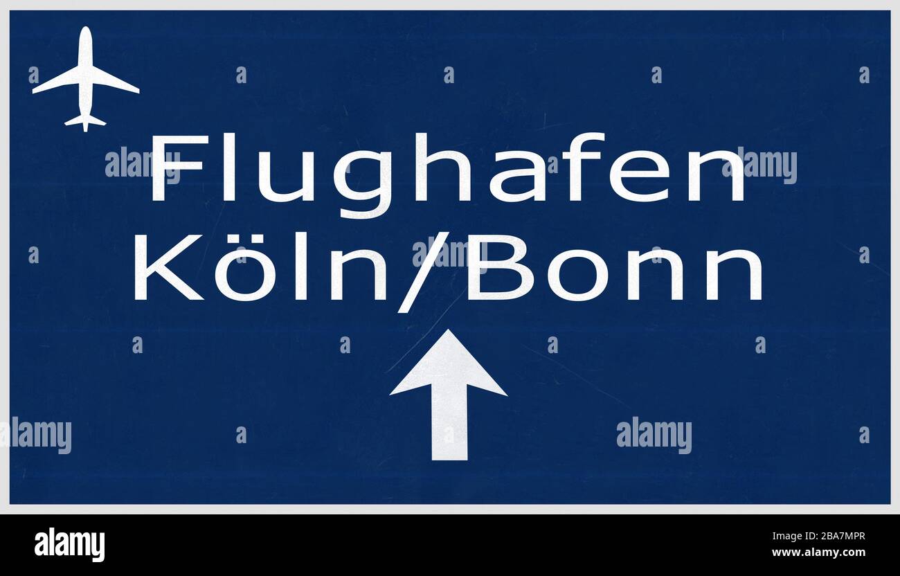 Koln bonn airport sign hi-res stock photography and images - Alamy