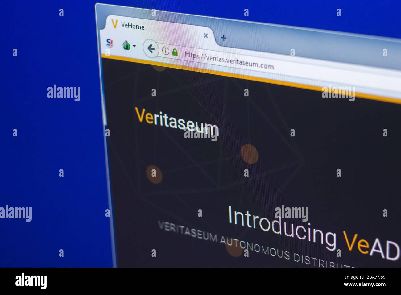 Veritas logo hi-res stock photography and images - Alamy