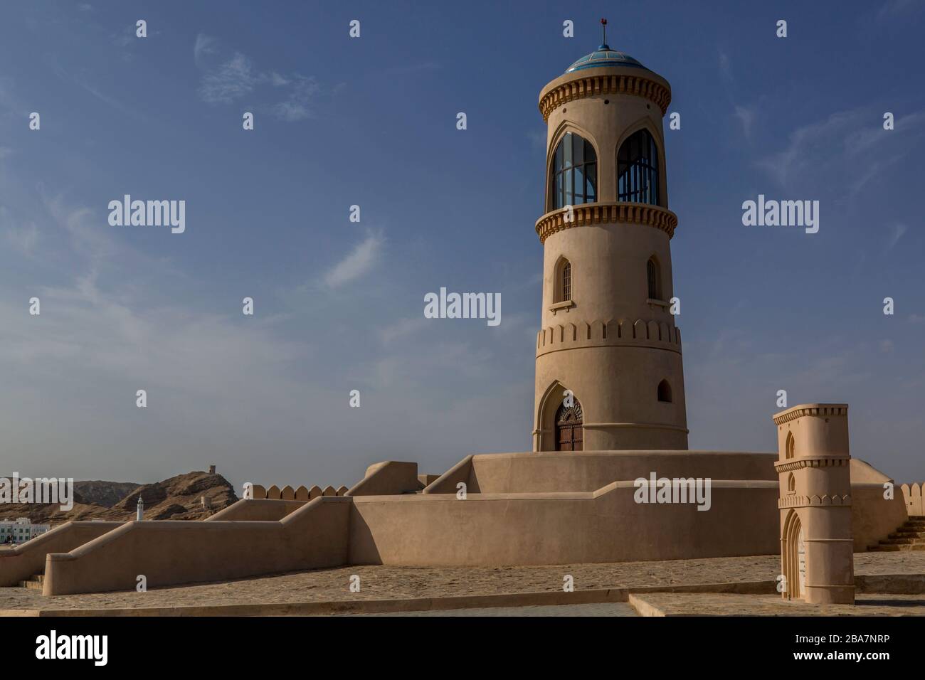 The Al Ayjah lighthouse in the city of Sur, Oman Stock Photo - Alamy