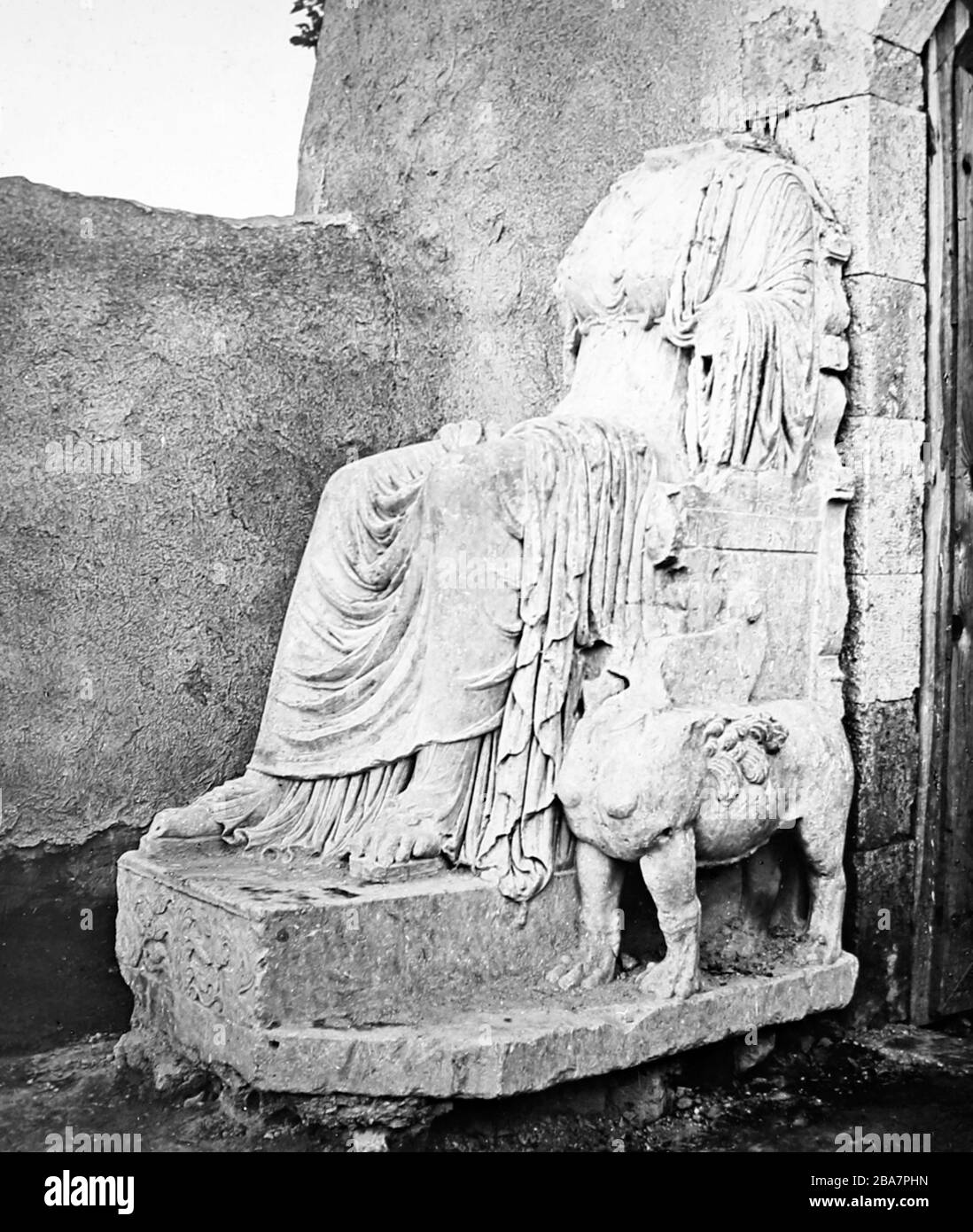 Ancient Temple site, Baalbec, Lebanon, Victorian period Stock Photo - Alamy