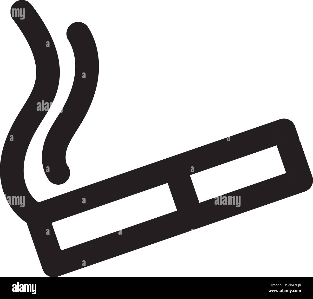 cigarette smoke line style icon Stock Vector Image & Art - Alamy