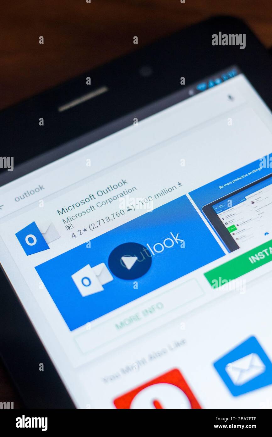 Microsoft Outlook Icon High Resolution Stock Photography and Images - Alamy