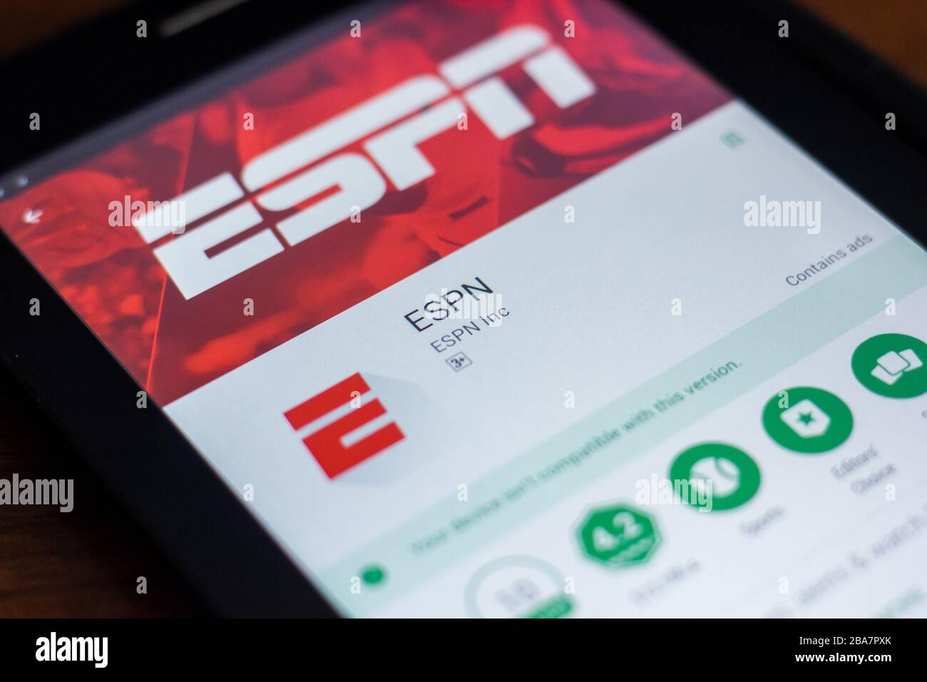 Espn app logo hi-res stock photography and images - Alamy