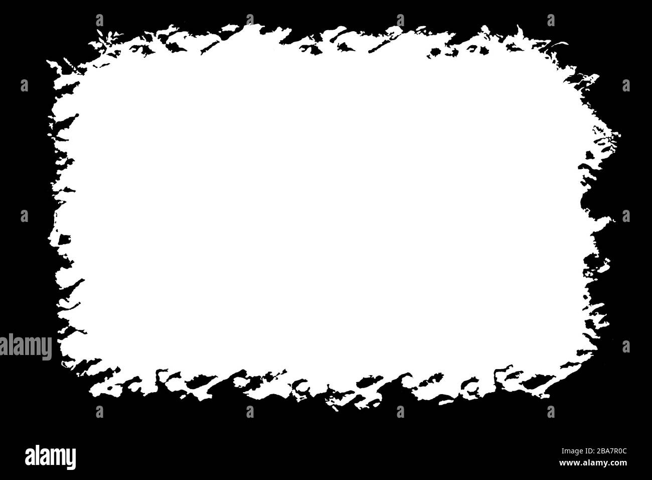 Black And White Decorative Edge
