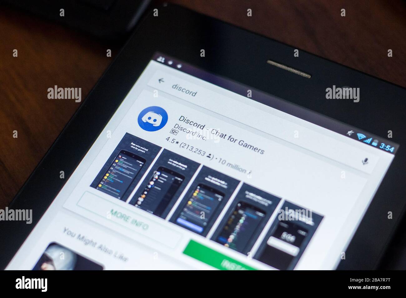 Ryazan, Russia - March 21, 2018 - Discord icon in the list of mobile ...