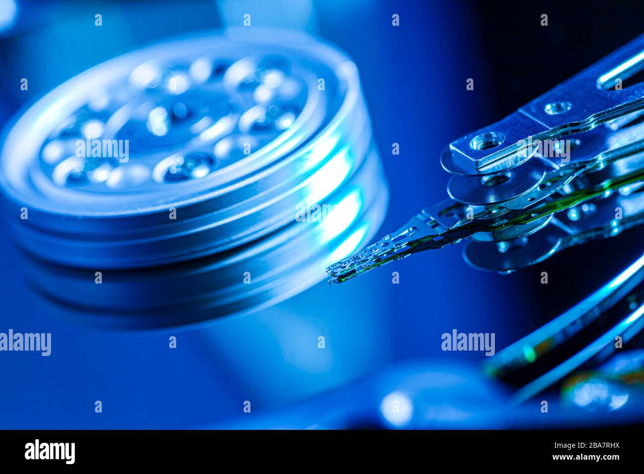Hard disk reading head 17 Stock Photo - Alamy