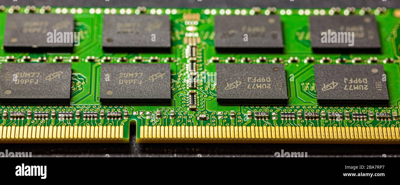Ram memory detail 2 Stock Photo - Alamy
