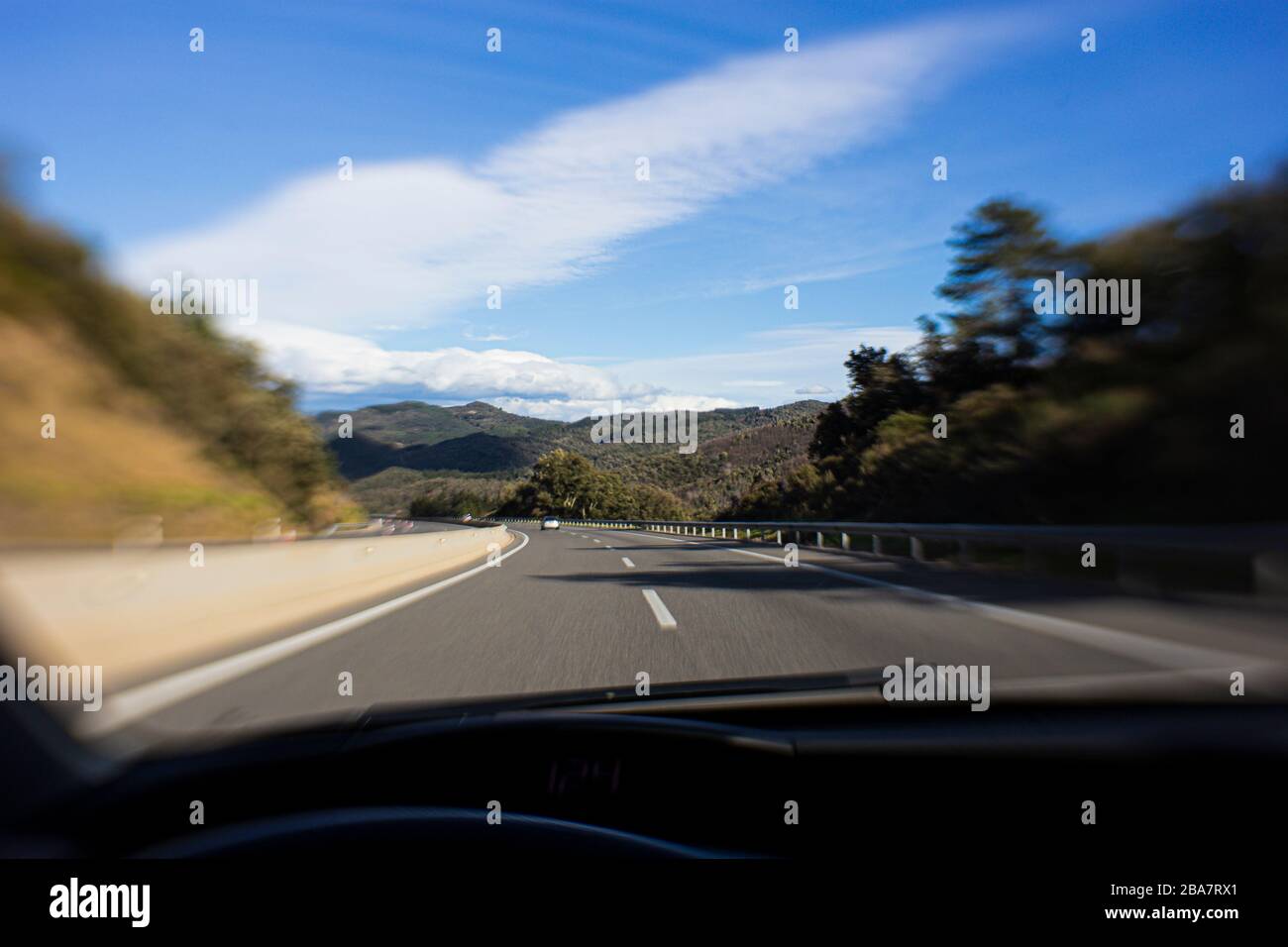 Driving from the drivers perspective, hi-res stock photography and ...