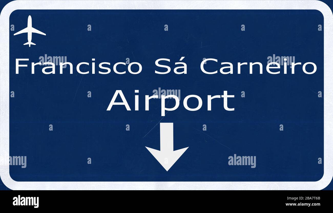 Airport Highway Sign 2D Illustration Stock Photo - Alamy