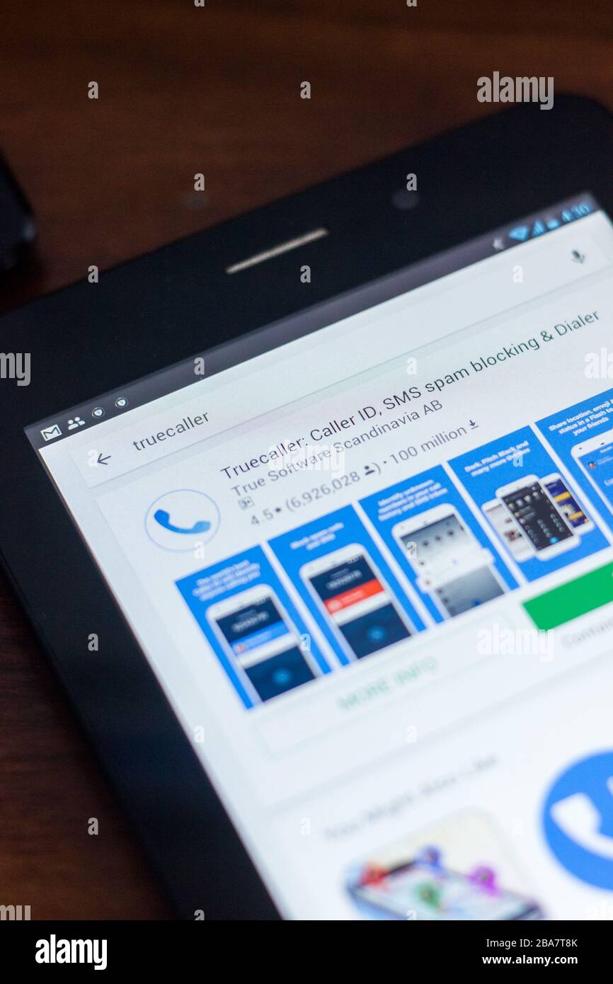 Truecaller logo hi-res stock photography and images - Alamy