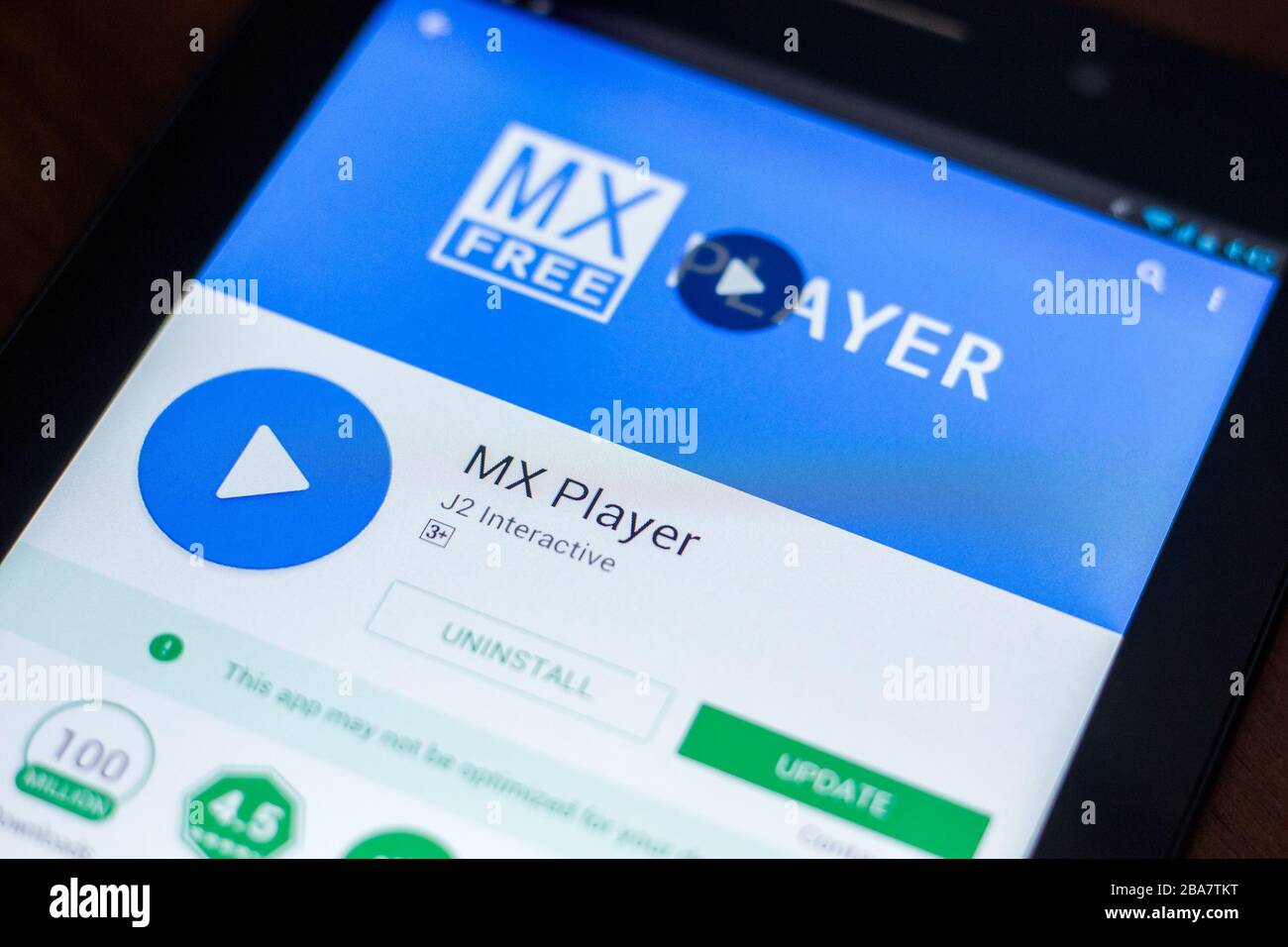 Mx player mobile app logo hi-res stock photography and images - Alamy