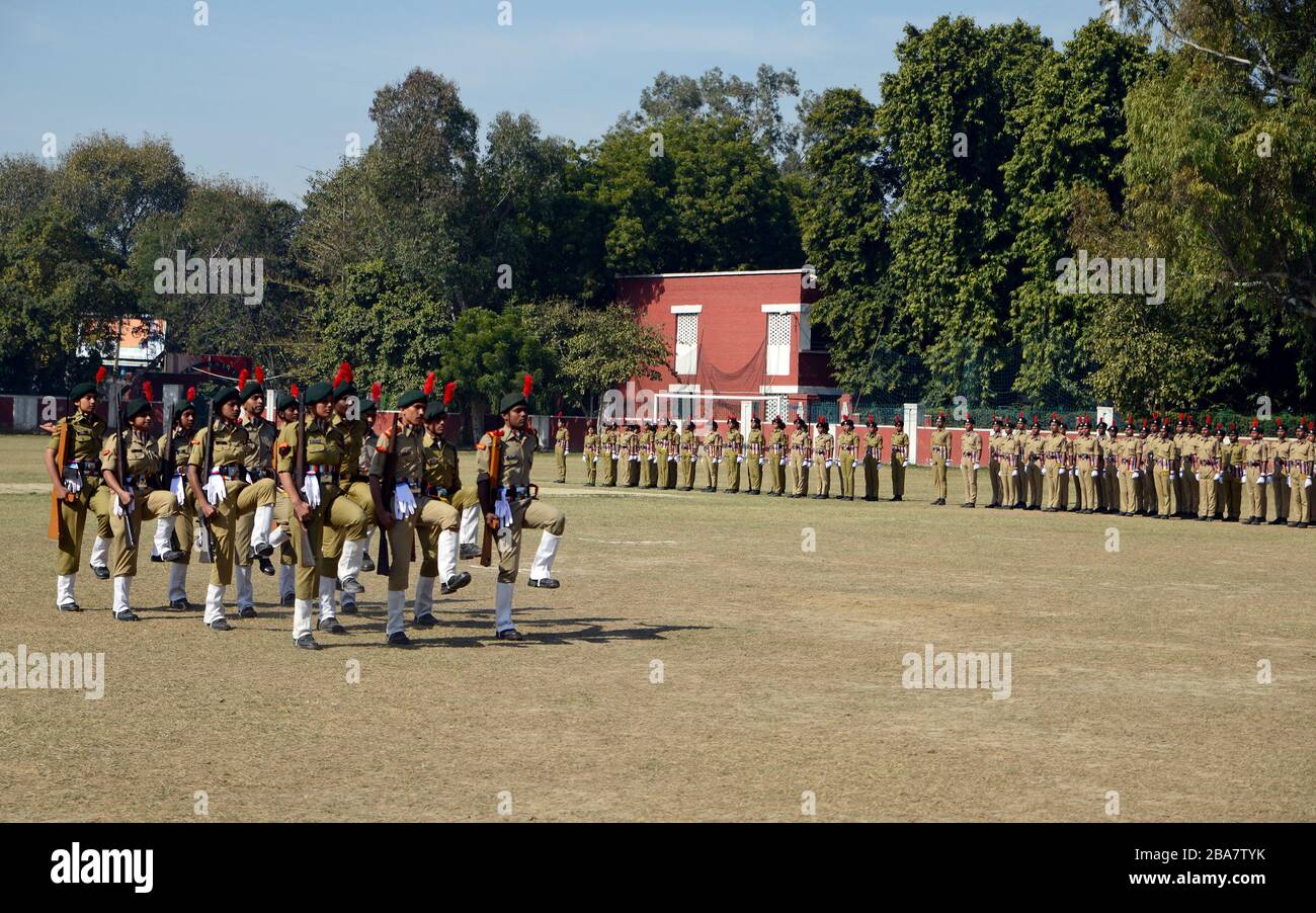 Parade by NCC Cadets Stock Photo - Alamy
