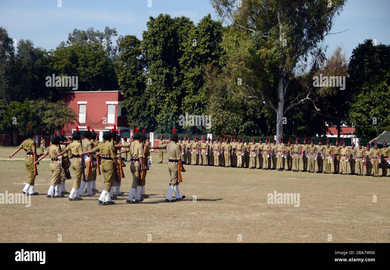 Parade by NCC Cadets Stock Photo - Alamy