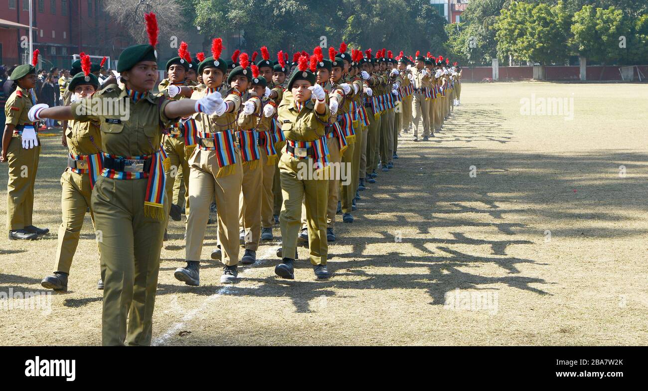 Parade by NCC Cadets Stock Photo - Alamy
