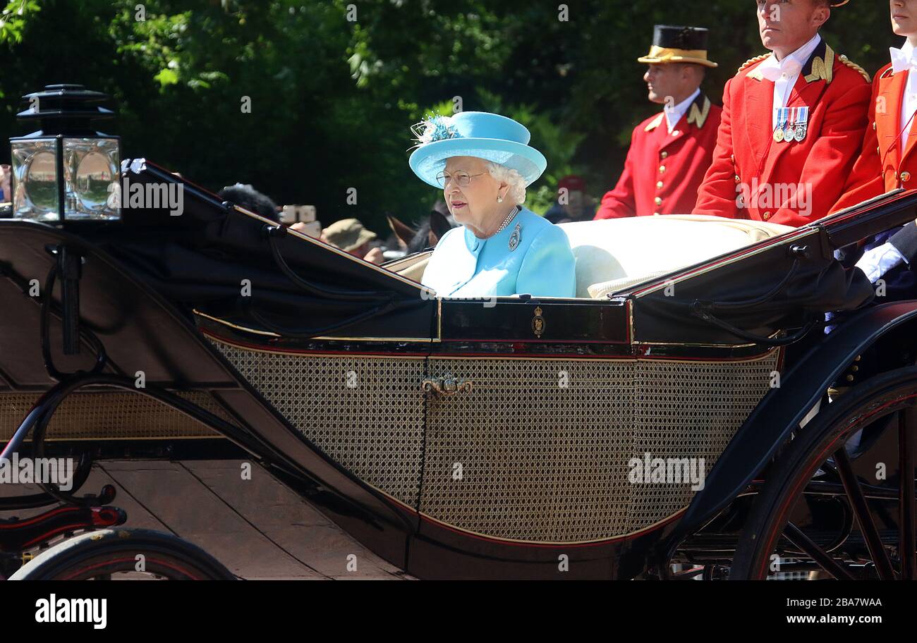 Jun 09, 2018 - London, England, UK - Trooping of the Colour 2018 Photo ...
