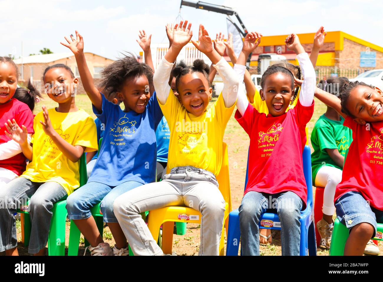 Johannesburg, South Africa - November 07, 2011: African Children ...
