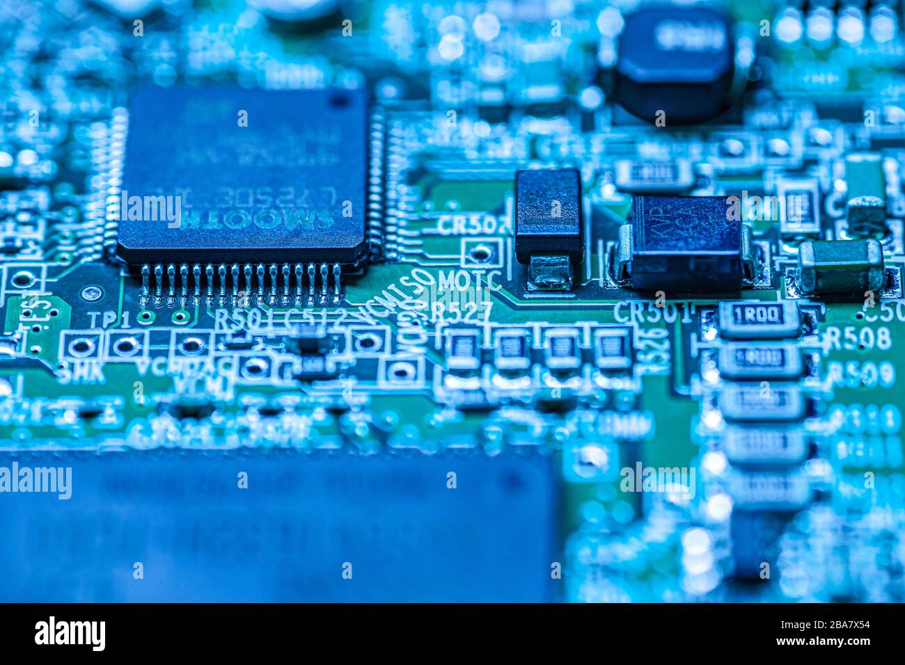 Electronic components detail 8 Stock Photo - Alamy
