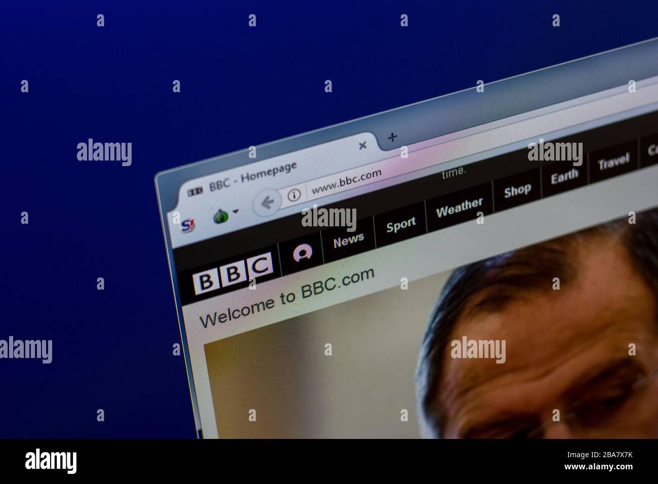Bbc logo screen tv hi-res stock photography and images - Alamy
