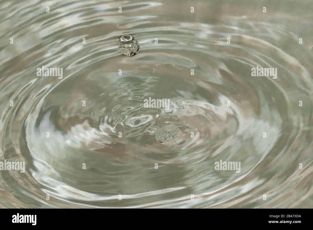 drop of water falling Stock Photo - Alamy