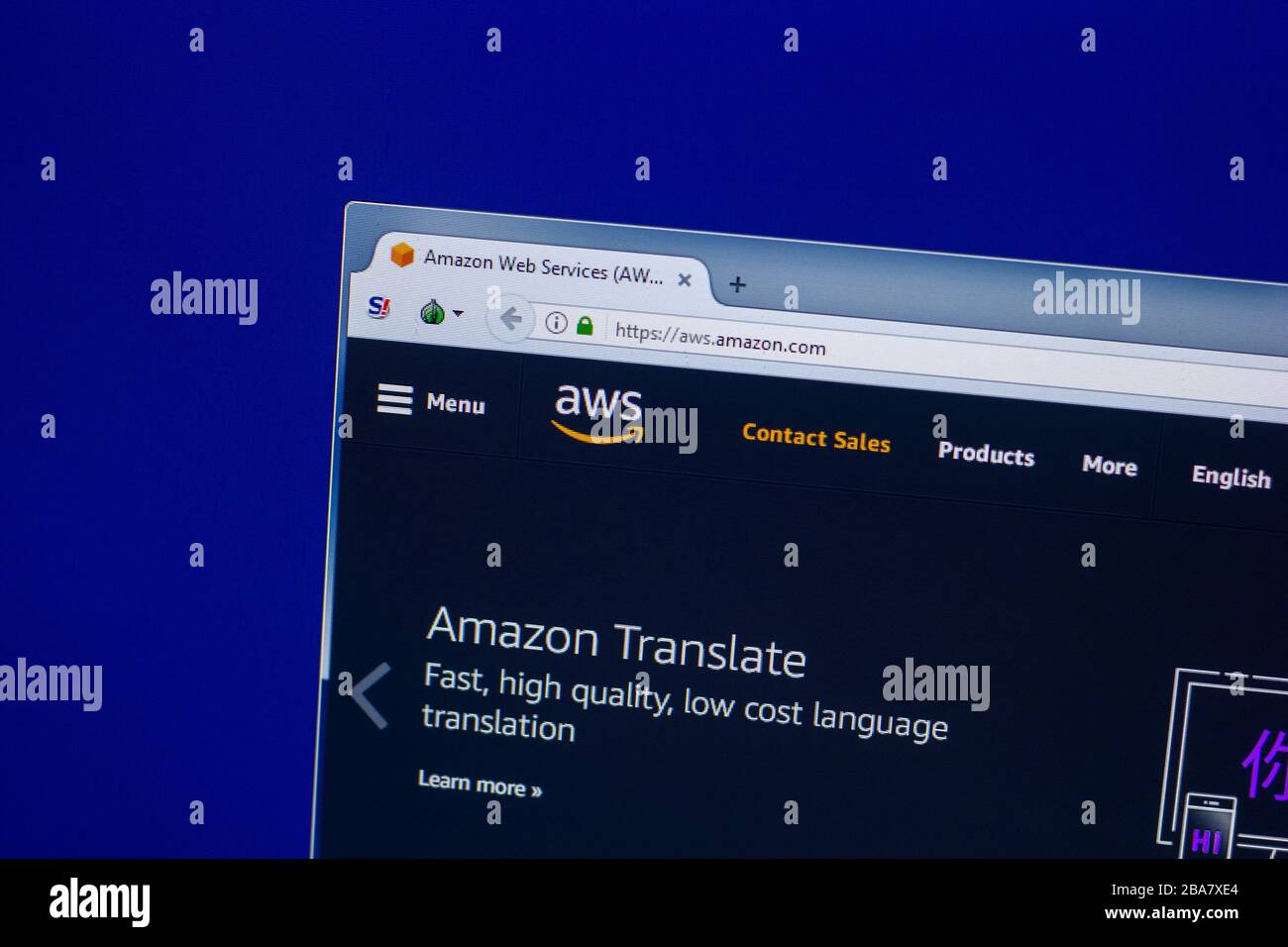 Amazon web services aws logo hi-res stock photography and images - Alamy