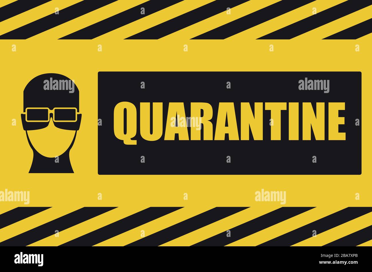 Mask quarantine sign, vector illustration symbol Stock Vector Image ...