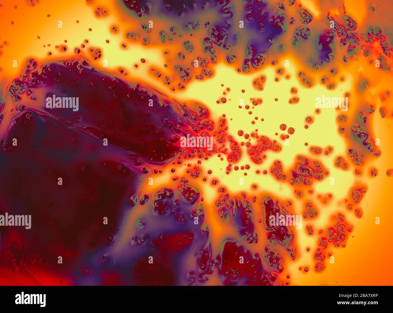 Patterns formed on the surface of color Stock Photo - Alamy