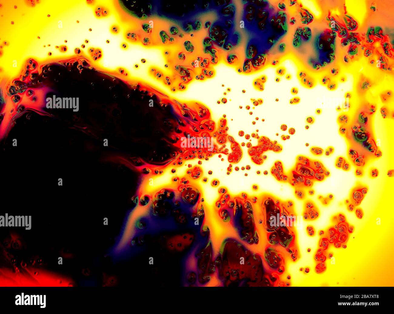 Patterns formed on the surface of color Stock Photo - Alamy