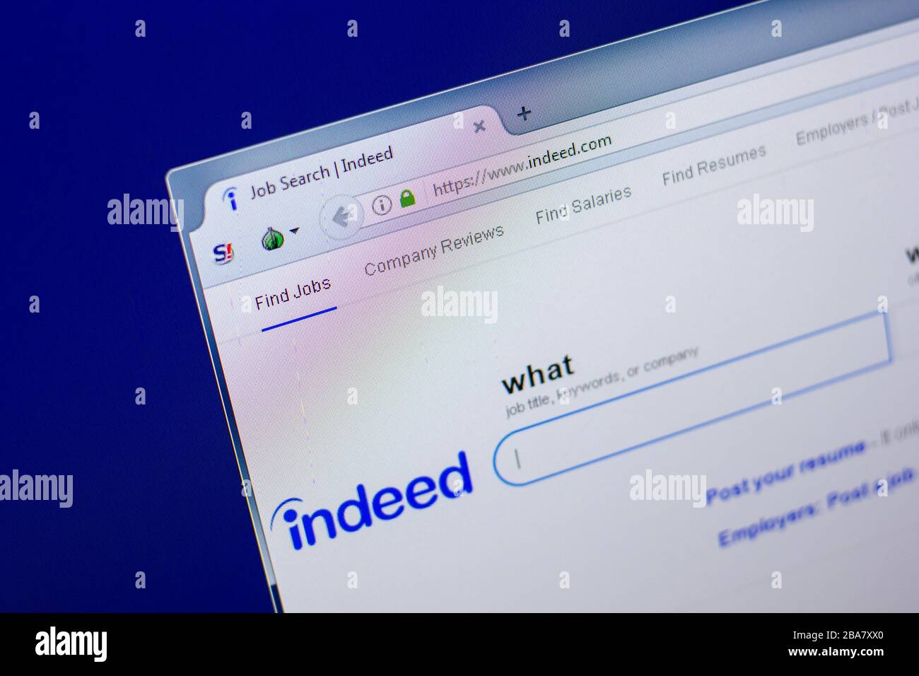 Indeed logo hi-res stock photography and images - Alamy