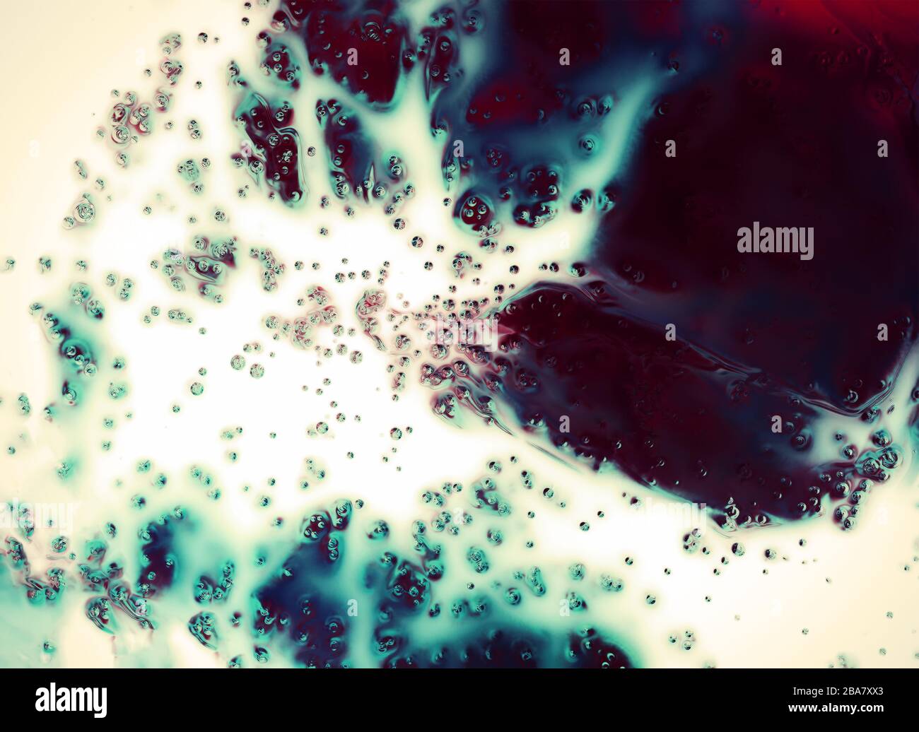 Patterns formed on the surface of color Stock Photo - Alamy