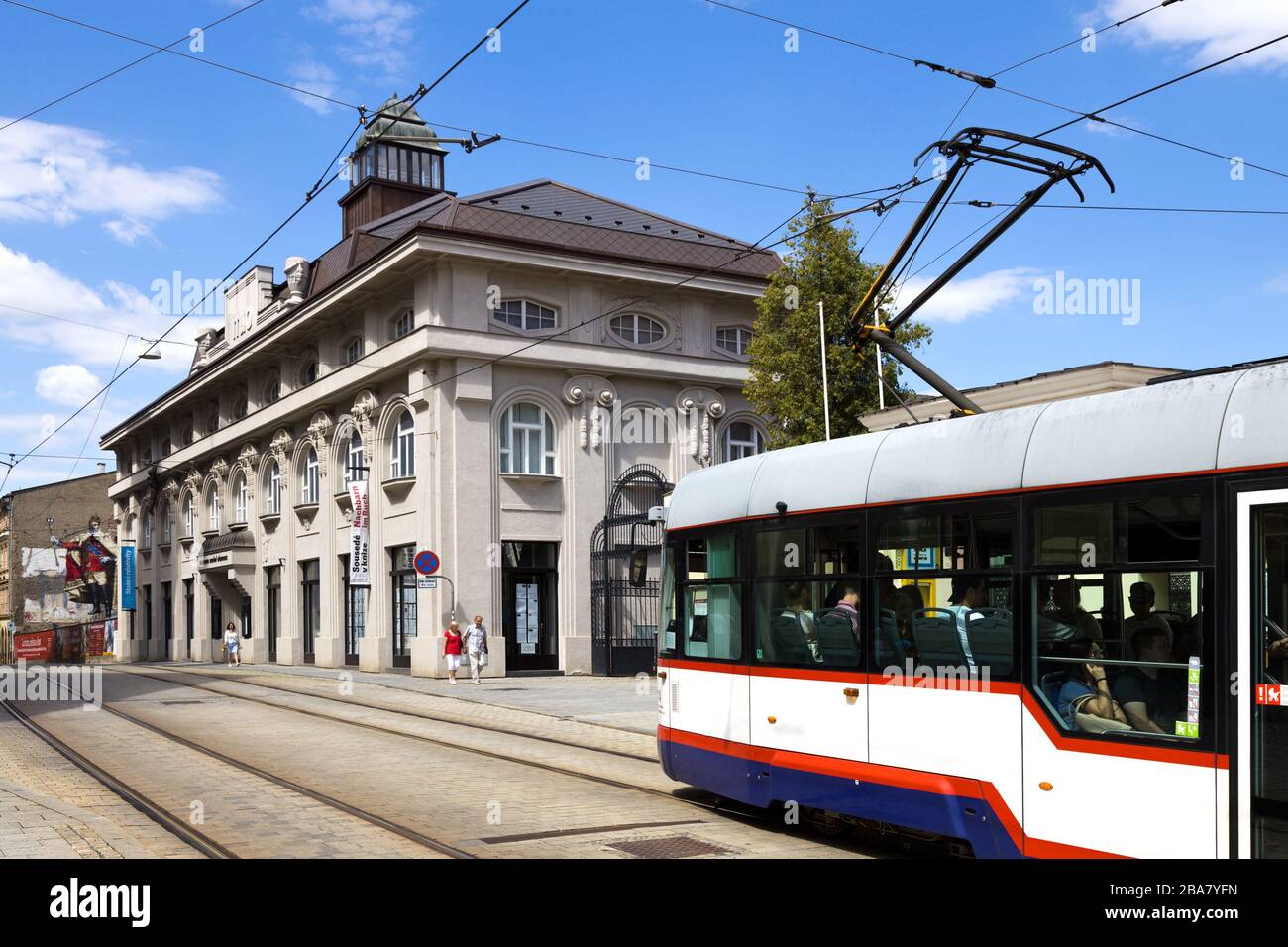 Muzeum umeni, Denisova ulice, Olomouc, Morava, Ceska republika / Art ...