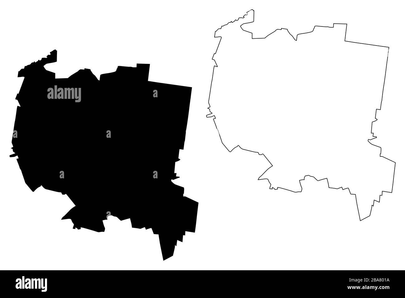 Map of bialystok hi-res stock photography and images - Alamy