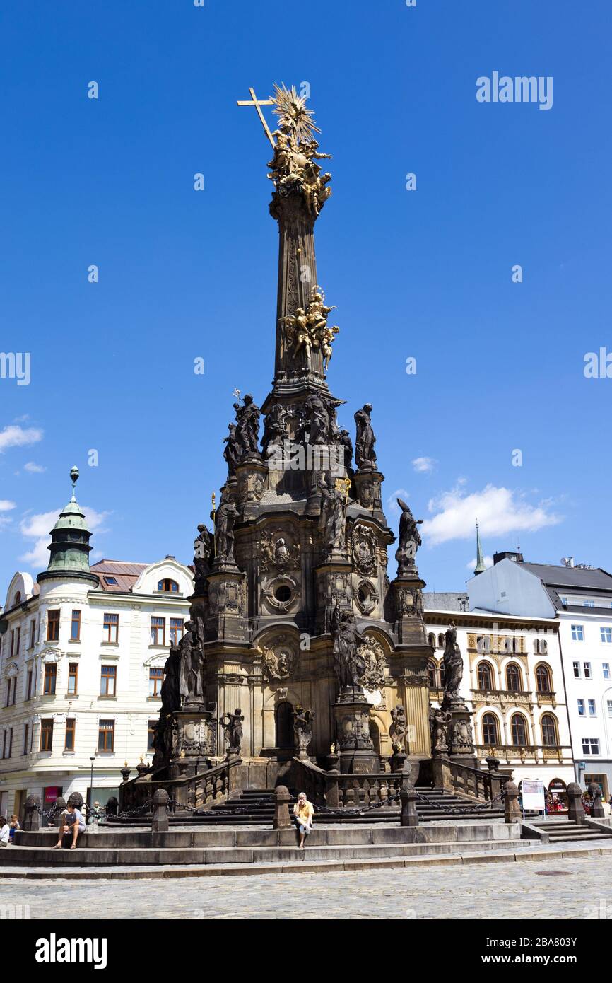 Pillar of the holy trinity olomouc hi-res stock photography and images ...