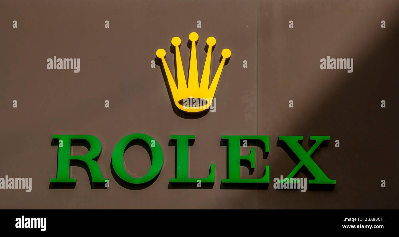 Rolex banner hi-res stock photography and images - Alamy