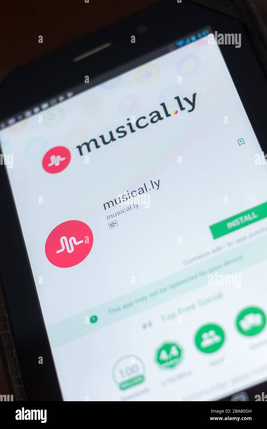 Musical ly app icon hi-res stock photography and images - Alamy