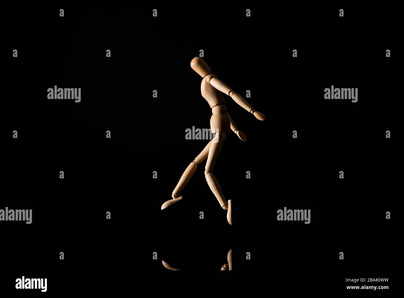 Jumping wooden toy hi-res stock photography and images - Alamy