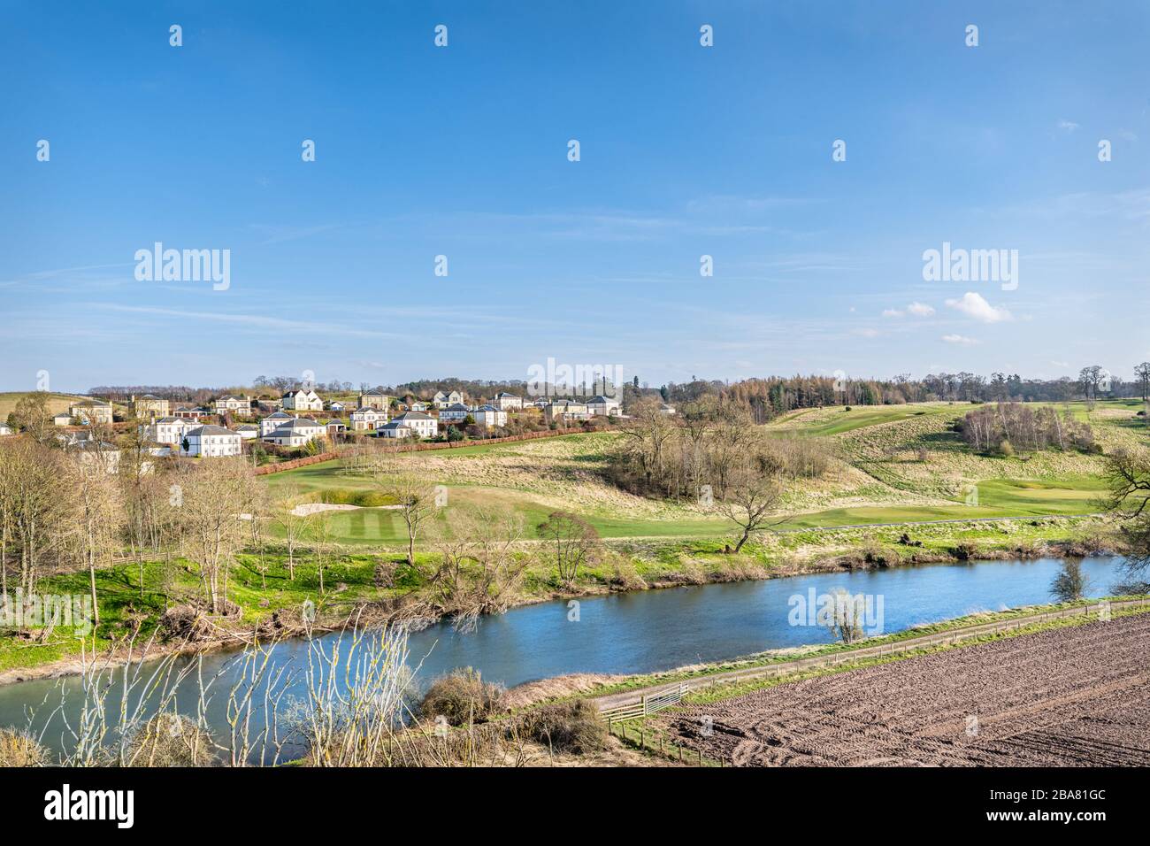 Bowmont Court, Heiton, Scottish Borders Stock Photo - Alamy