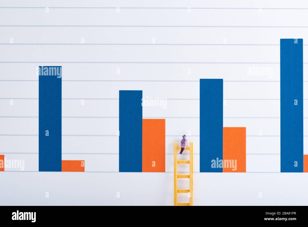 Red graphs hi-res stock photography and images - Alamy