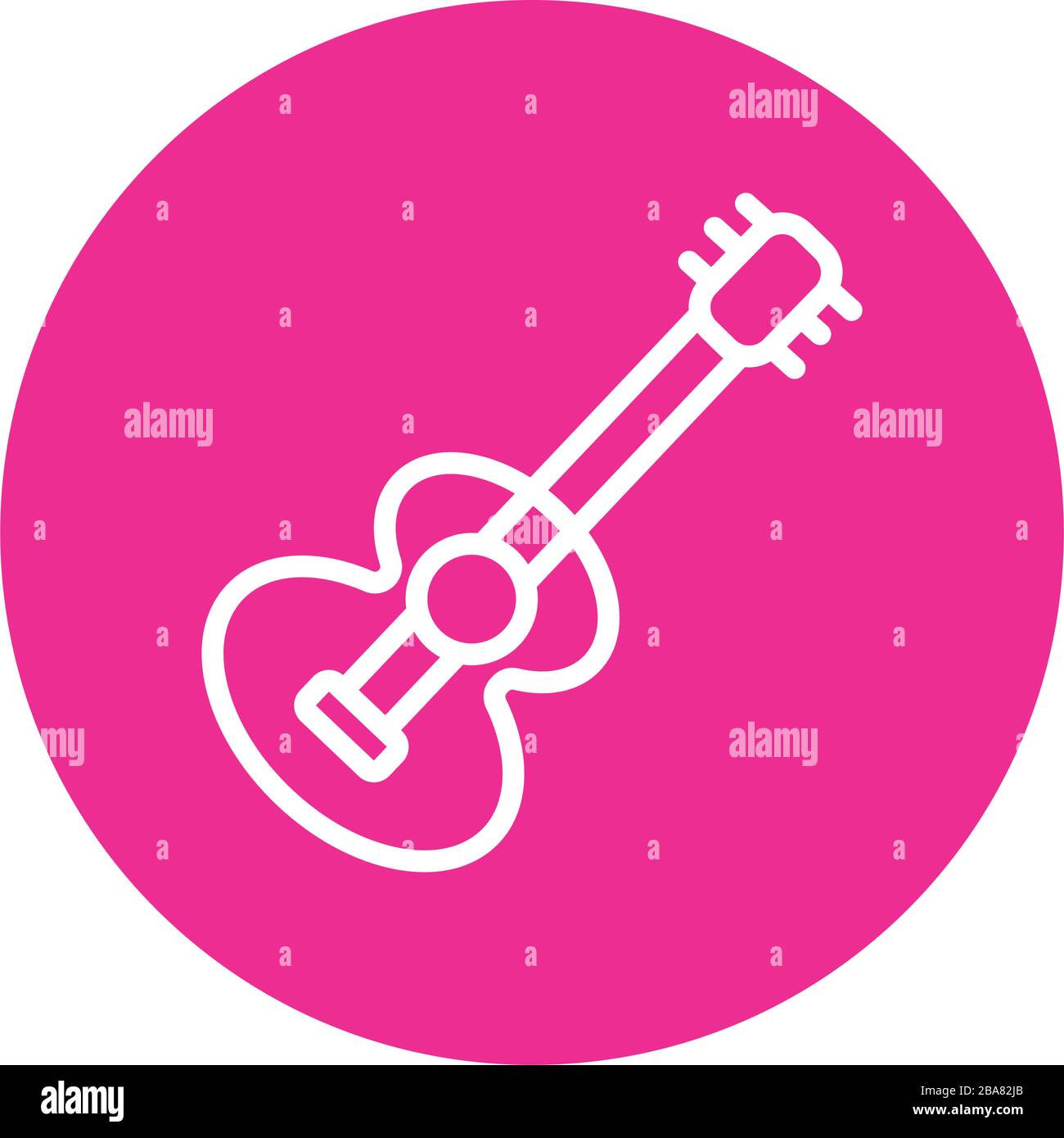 guitar instrument block and line Stock Vector Image & Art - Alamy