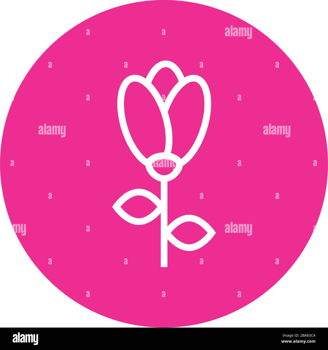 garden rose flower block and line icon Stock Vector Image & Art - Alamy