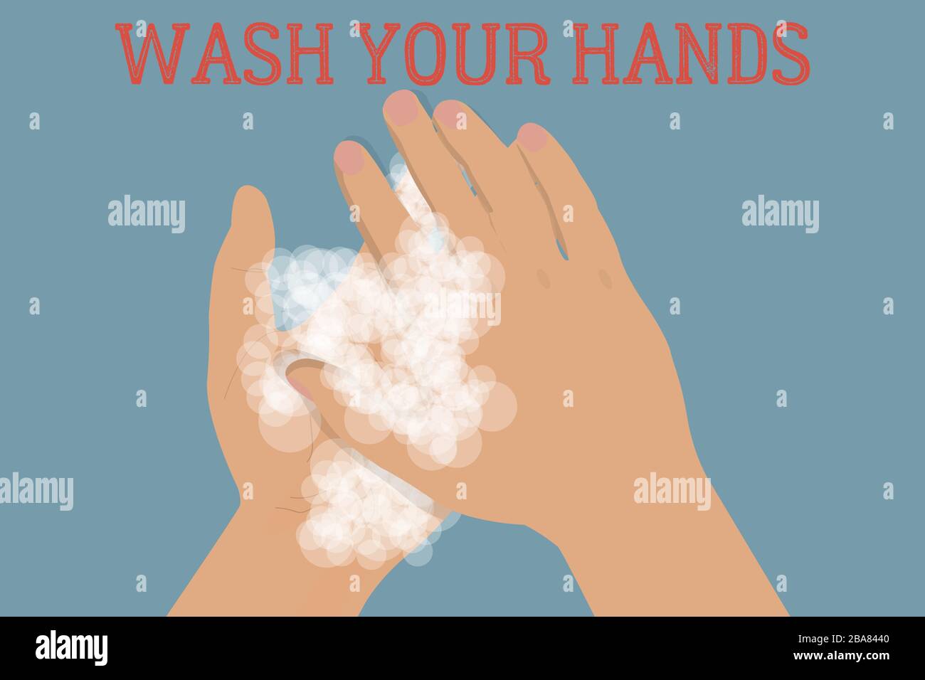 Hand hands skin wet Stock Vector Images - Alamy