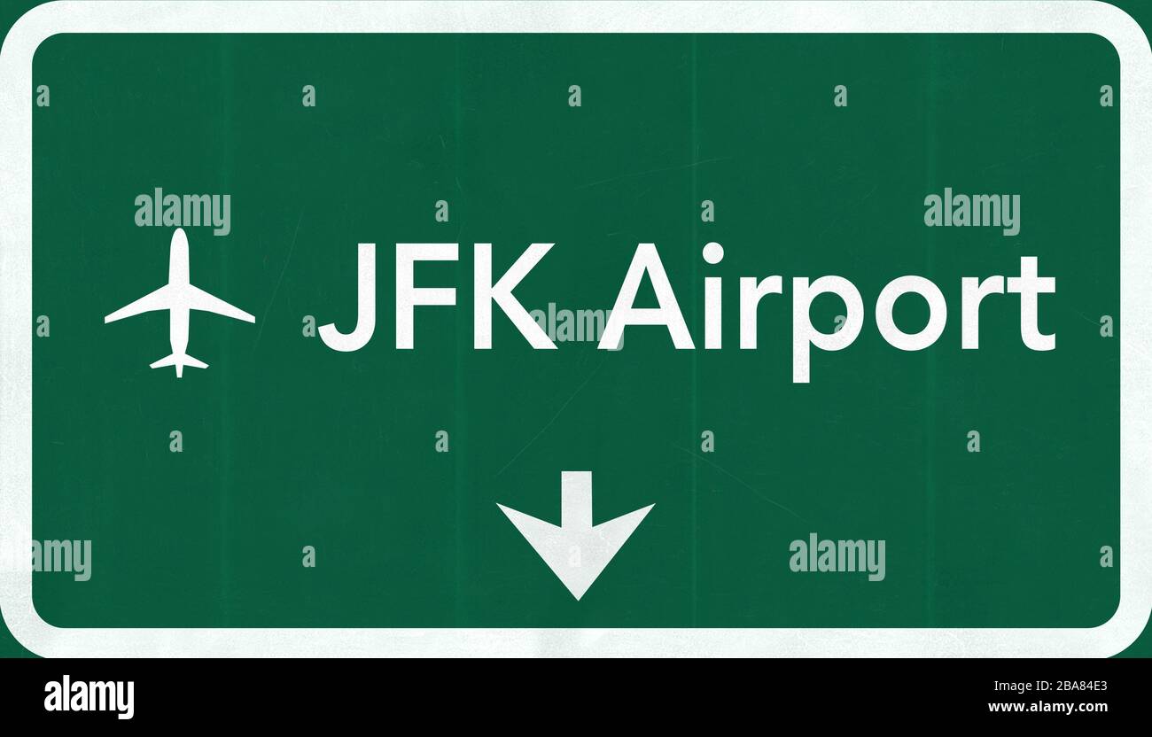 New York John Fitzgerald Kennedy JFK USA International Airport Highway ...