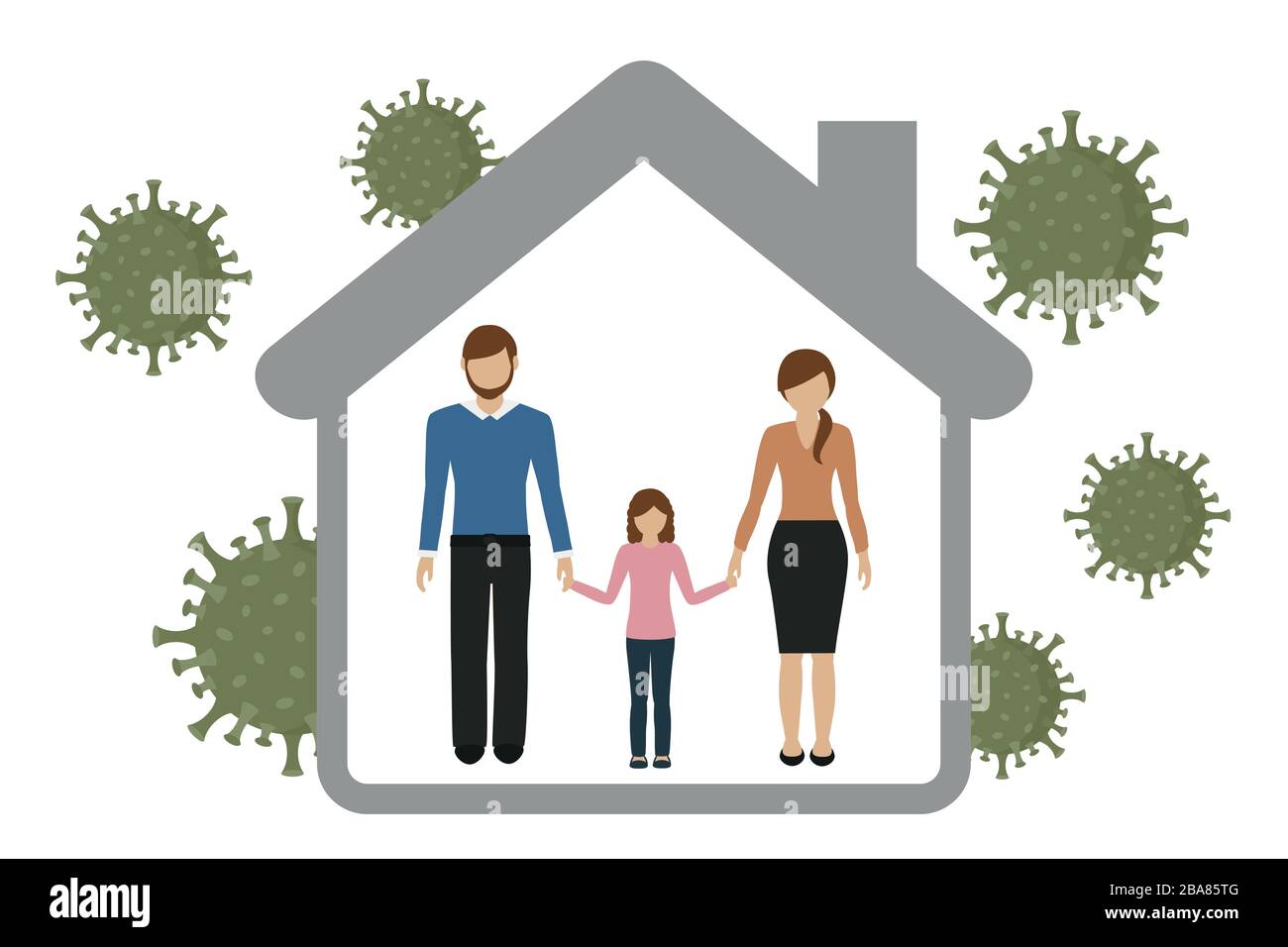 Sick house syndrome Stock Vector Images - Alamy